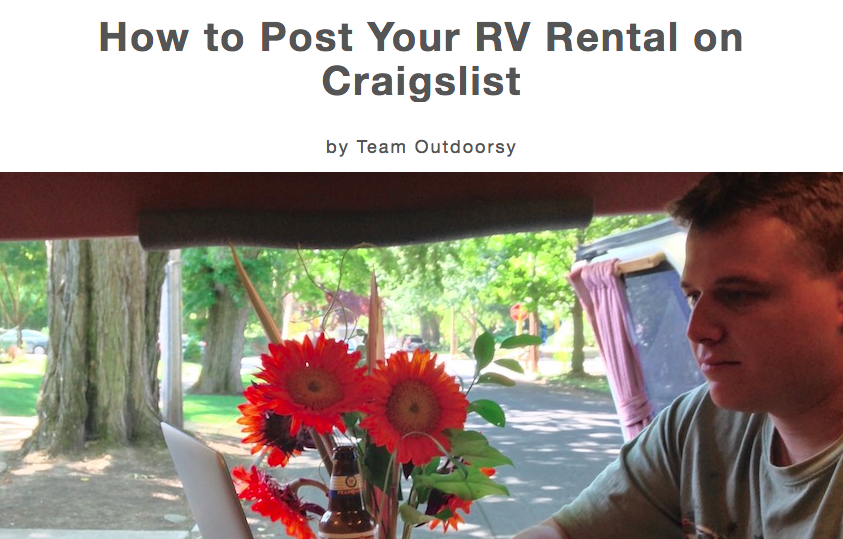 10 Ways To Get More People to Rent Your RV | Outdoorsy.com