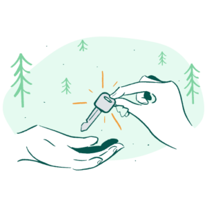 What is contactless key exchange? | Outdoorsy