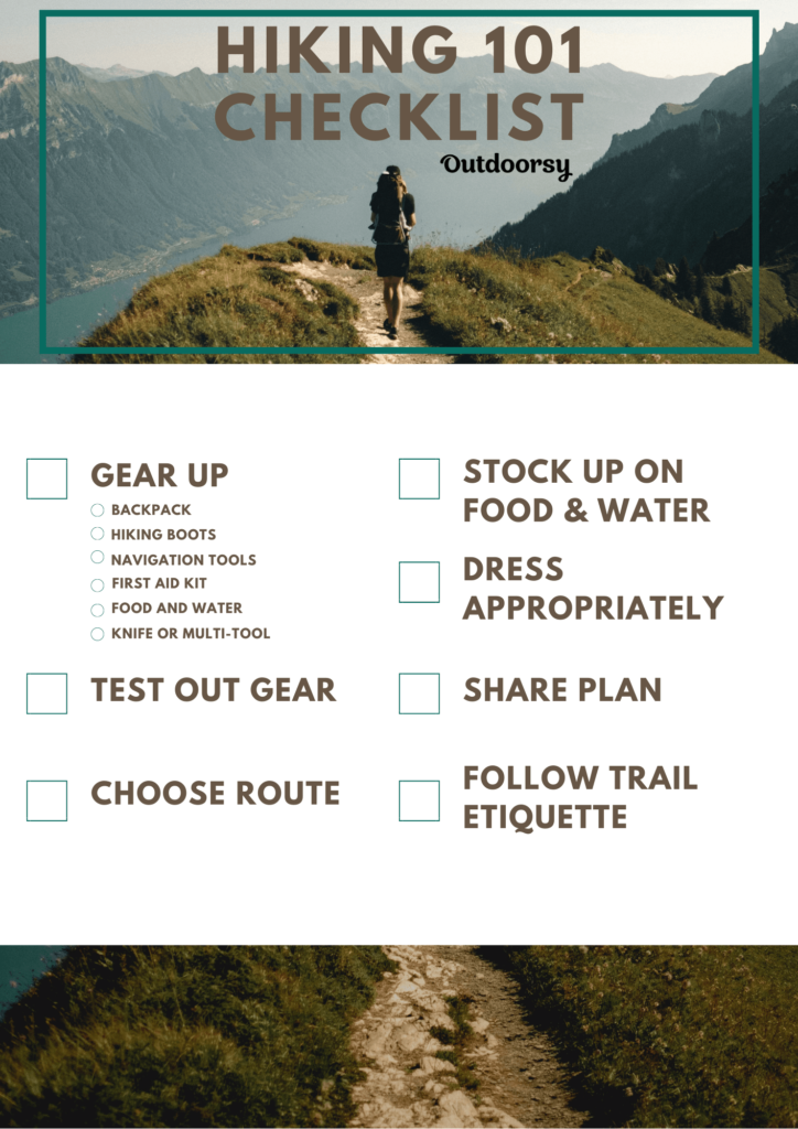 Hiking 101 Checklist | Outdoorsy.com